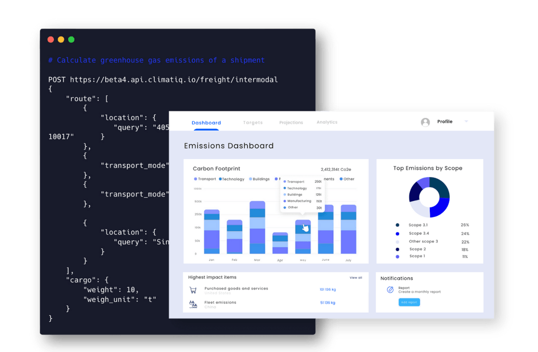Carbon Measurement for SaaS Applications - Solutions | Climatiq